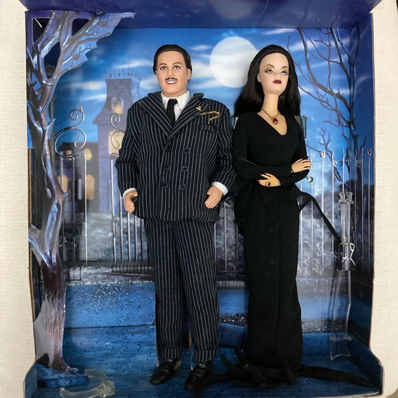 Mattel | Toys | Barbie Collectibles Addams Family Barbie Doll Set ...